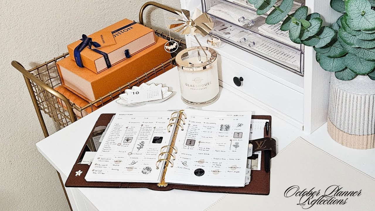 October Planner Reflections | New Tote, Kindle w/Cover, Candle, and ...