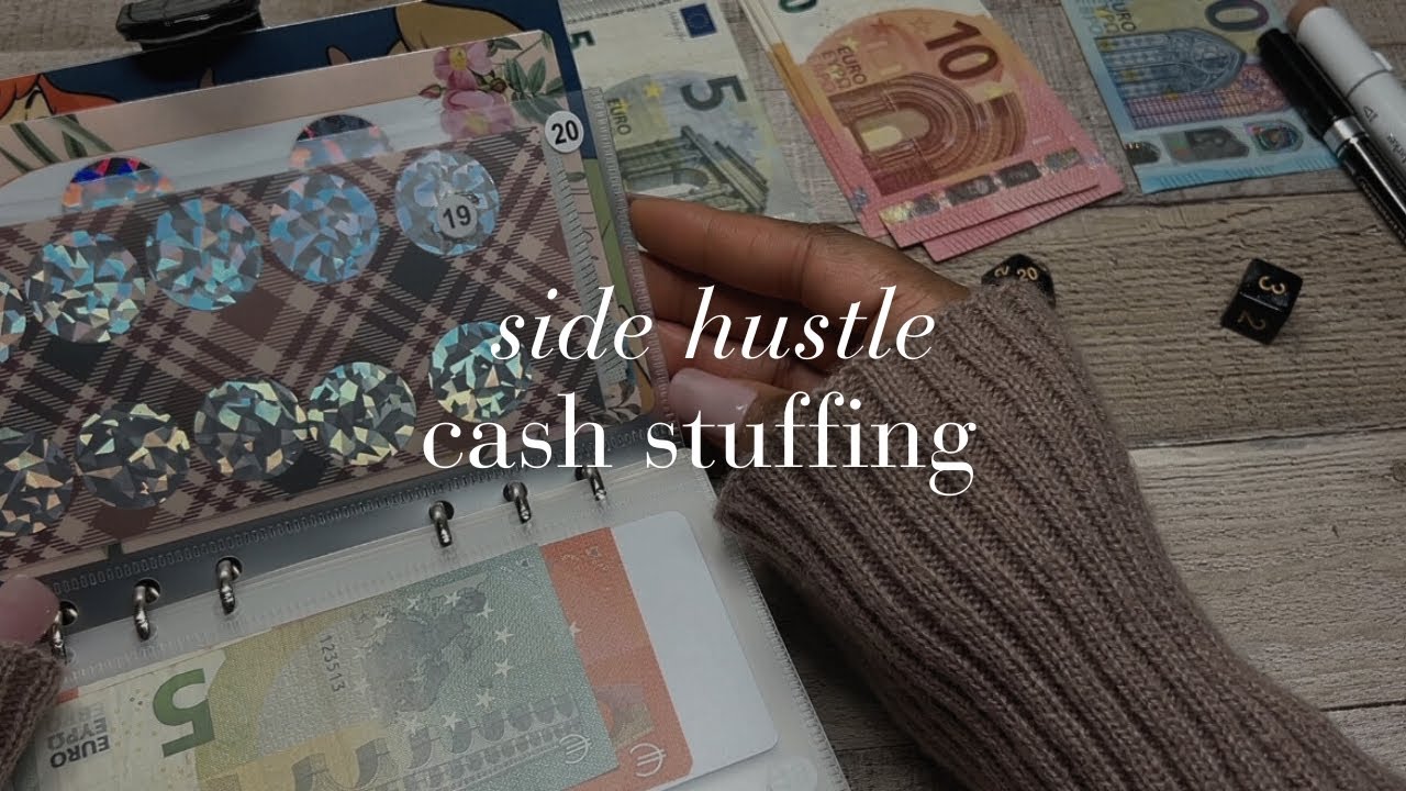 Side Hustle Cash Stuffing + FREE Savings Challenges for Beginners ...