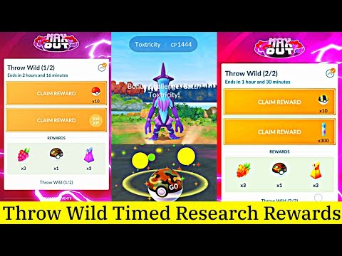 Throw Wild Pokémon GO Wild Area: Global Timed Research Rewards in ...