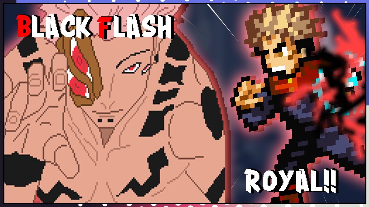 BLACK FLASH AFTER BLACK FLASH!!! | Sprite Animation [ Meme ] - YouTube