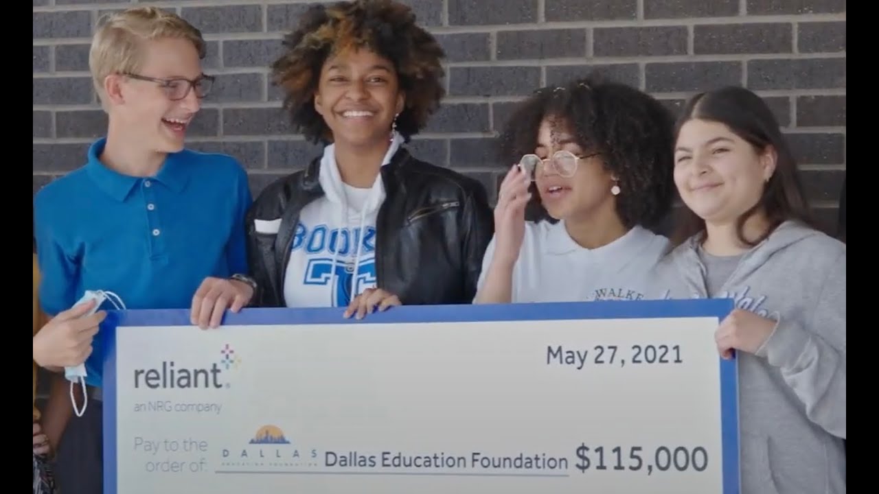 Reliant Energy Donates to Dallas ISD - YouTube