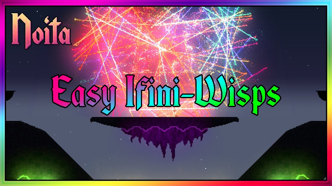 Divide to Infinite! Making Infini-Wisps Easy! | Noita - YouTube