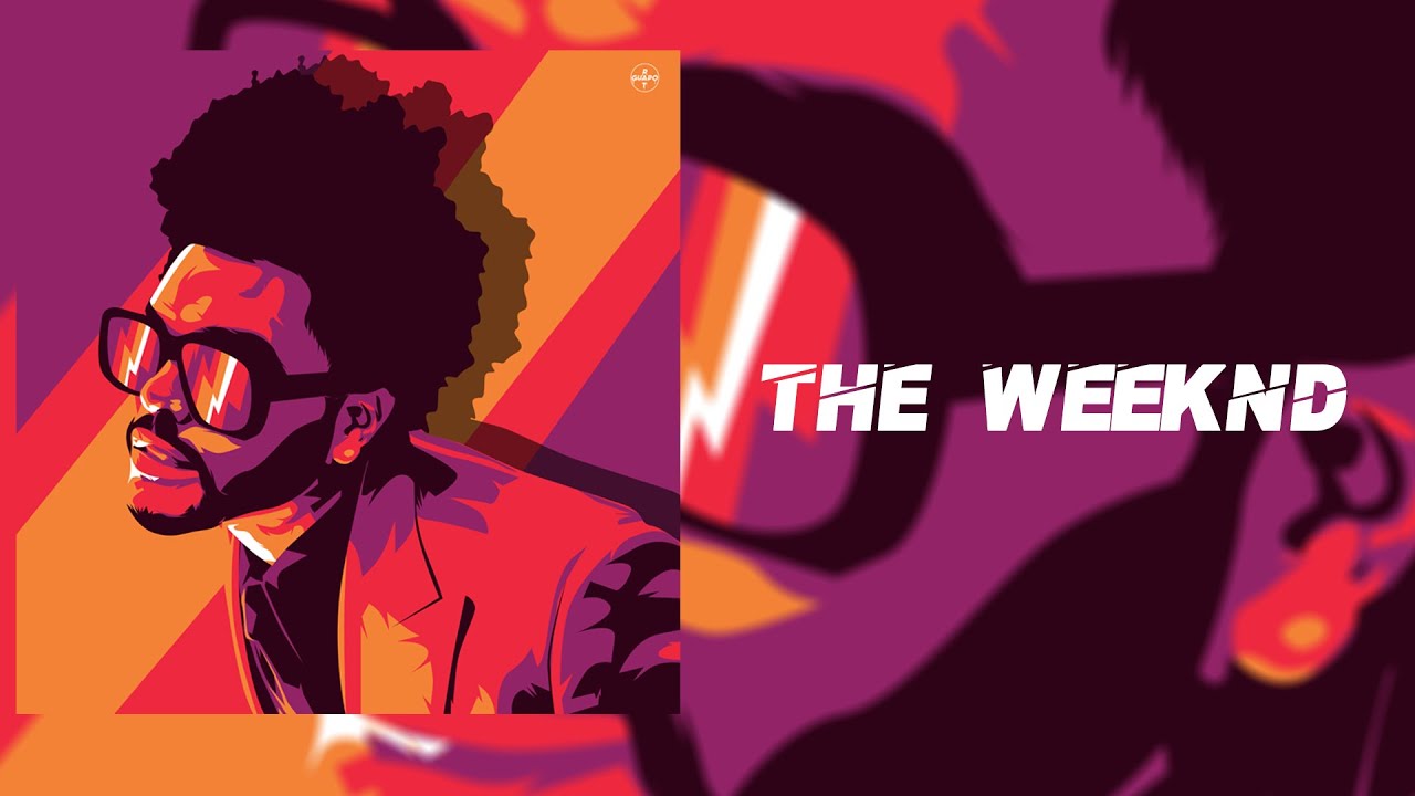 The Weeknd Vector art (speed art) - YouTube