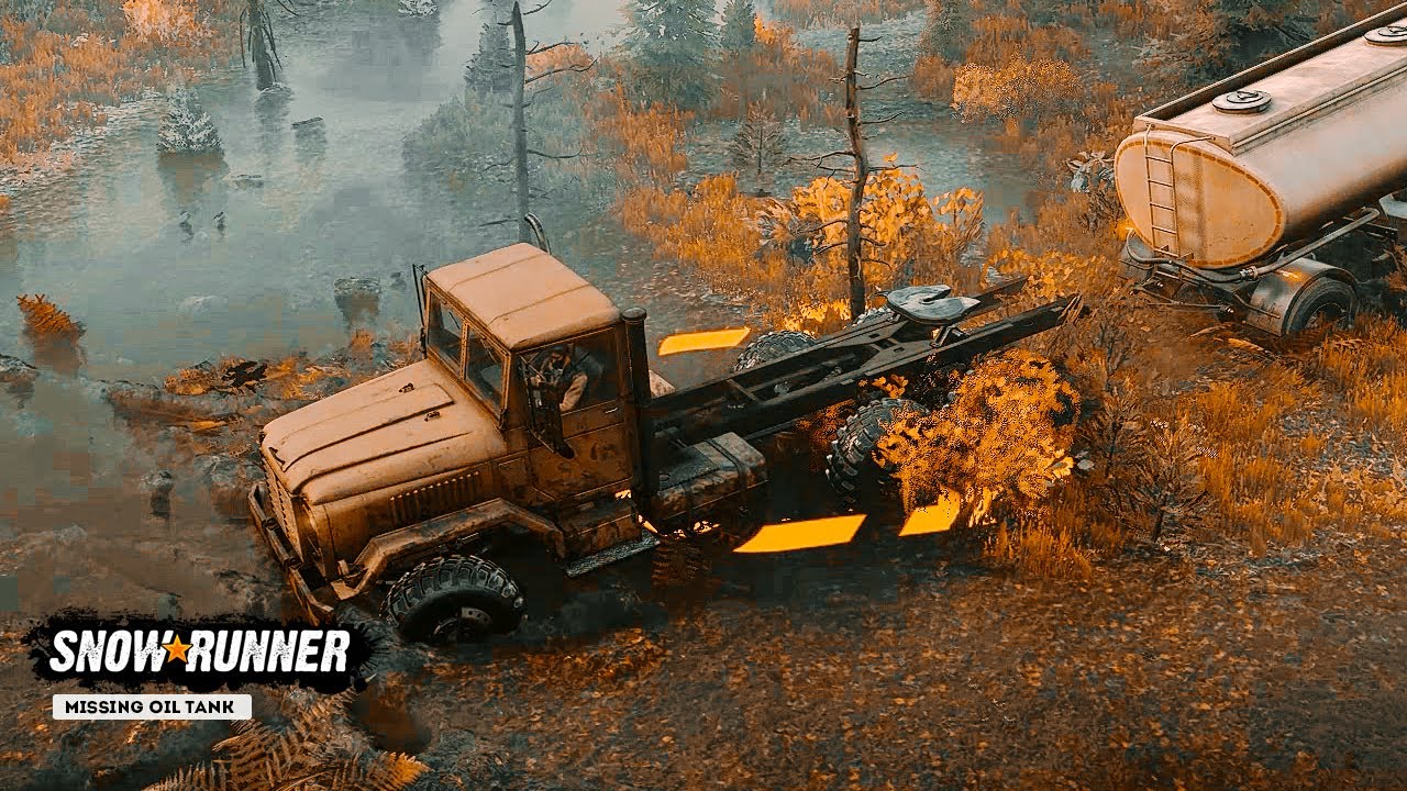 SnowRunner Gameplay Part 15 - Missing Oil Tank [1080p 60fps] - YouTube