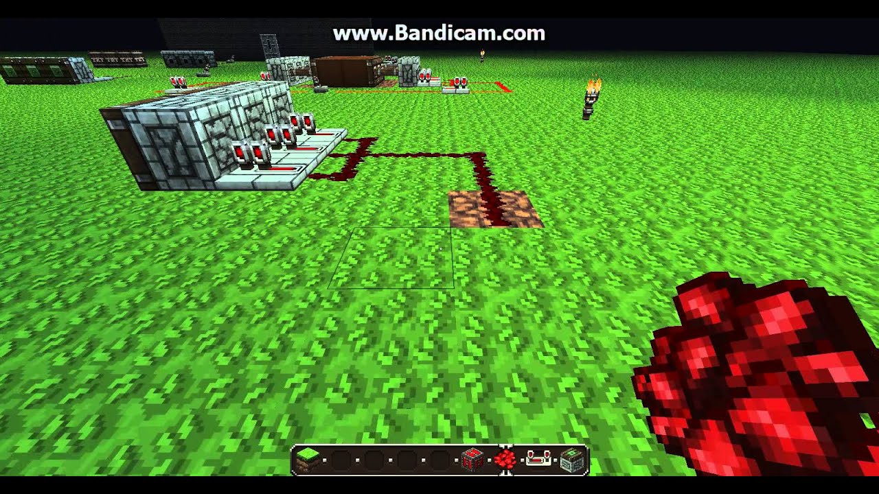 Minecraft RedStone Wiring Part 2 - YouTube