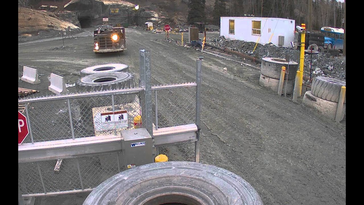 AXIS P1344 Camera at San Gold mine in Manitoba - YouTube