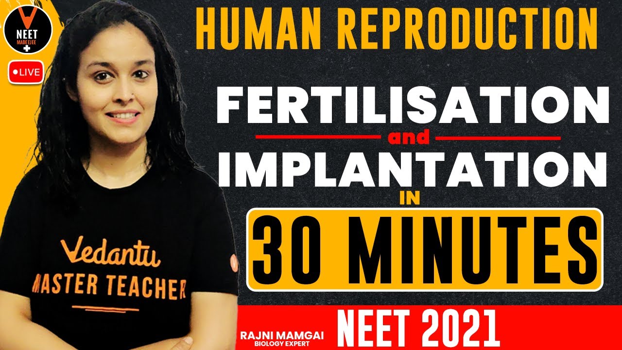 Human Reproduction Class 12 | Fertilisation & Implantation in 30 ...