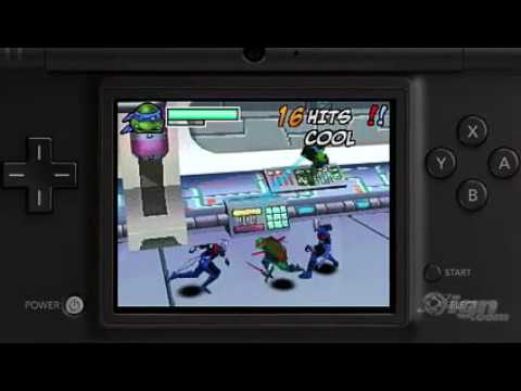 Teenage Mutant Ninja Turtles Arcade Attack Nintendo DS Walkthrough ...