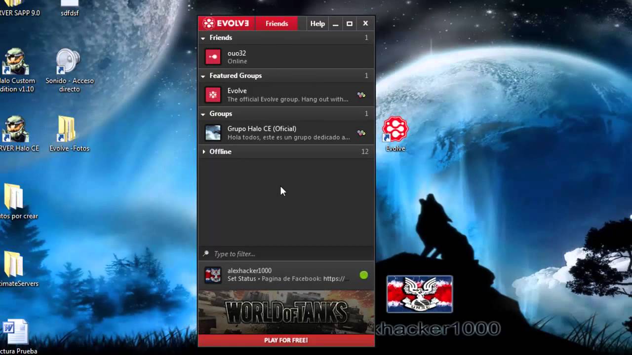 Evolve - Chat para GAMER´S! - YouTube