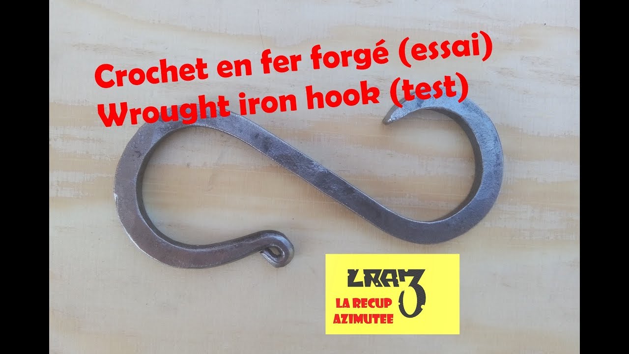 Crochet en fer forgé / Wrought iron hook - YouTube