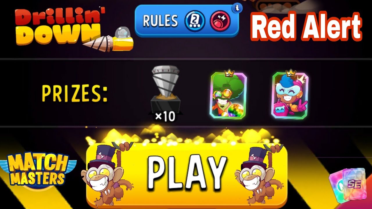 match masters drillin down red alert legendary boosters tournament ...