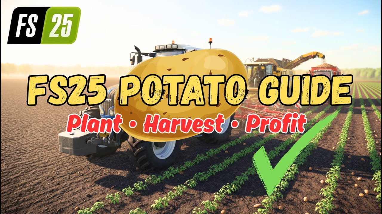 How to Effectively Plant and Harvest Potatoes in FS25 | Farming ...