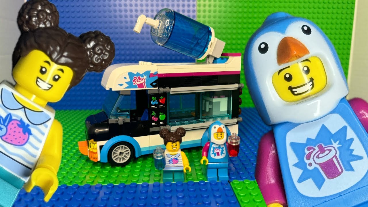 LEGO | COMPLETE SPEED BUILD | Penguin Slushy Van | LEGO | 60384 | 194 ...