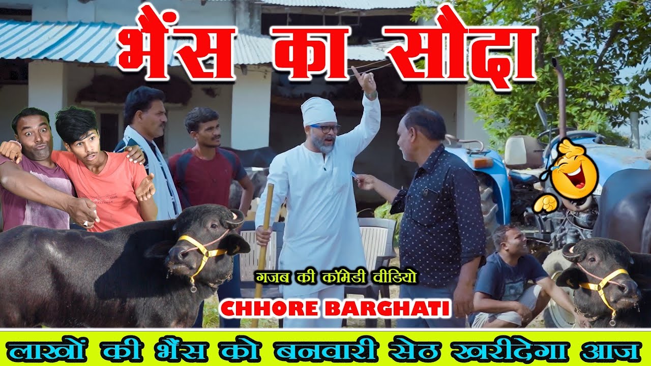 भैंस का सौदा ।। जबरदस्त Comedy Video 😂 ।। CHHORE BARGHATI - YouTube