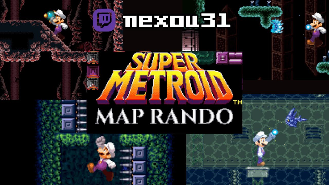 [FR/Twitch] Super Metroid "Mario" - Full Room Randomized - YouTube