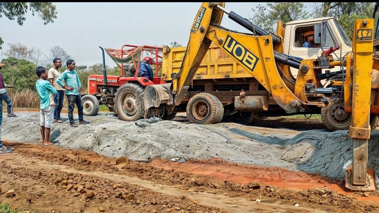 Tractor And Truck Accident Jcb 3DX Helping Video 💥🔥#viral #jcb #tractor ...