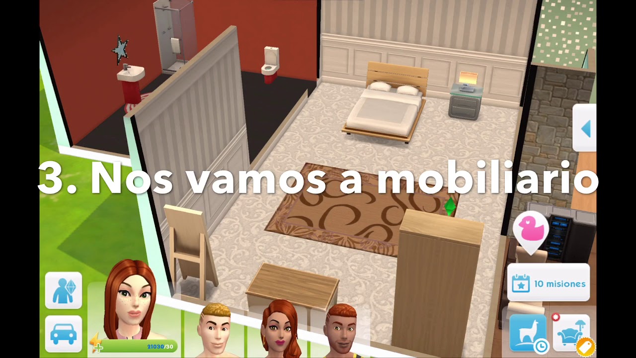 Como mover objetos o eliminarlos en sims movil - YouTube