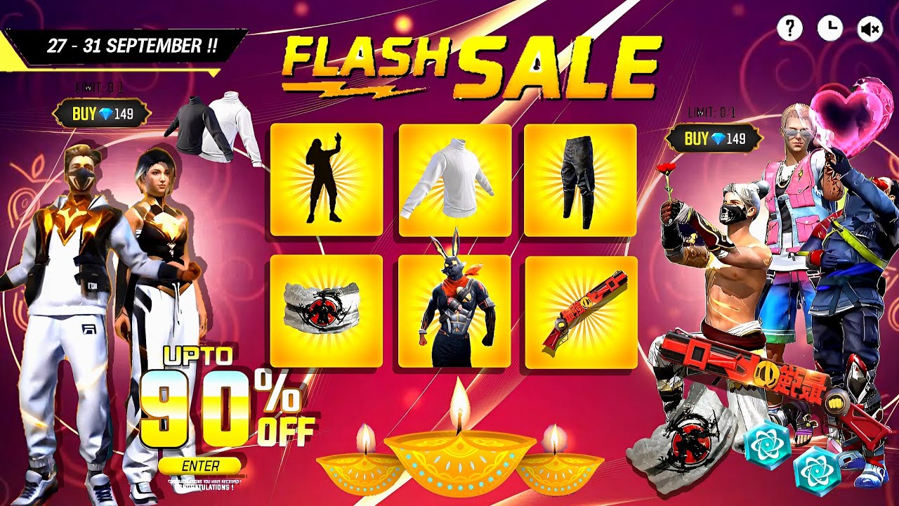 Flash Sale Discount Full Review 😮💥| M1887 Skin Event | Free Fire New Event | Ff New Event - YouTube