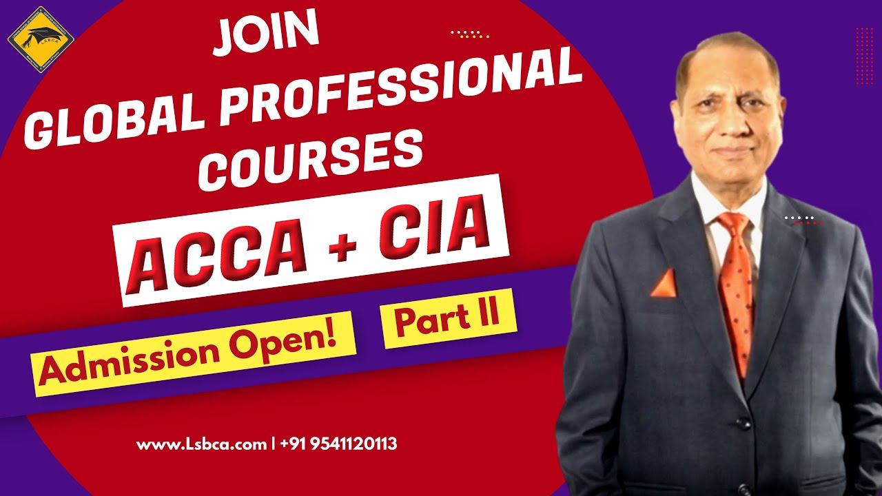 ACCA +| CIA || Certified Internal Auditor | ACCA with LSBCA | #ACCAINDIA - YouTube