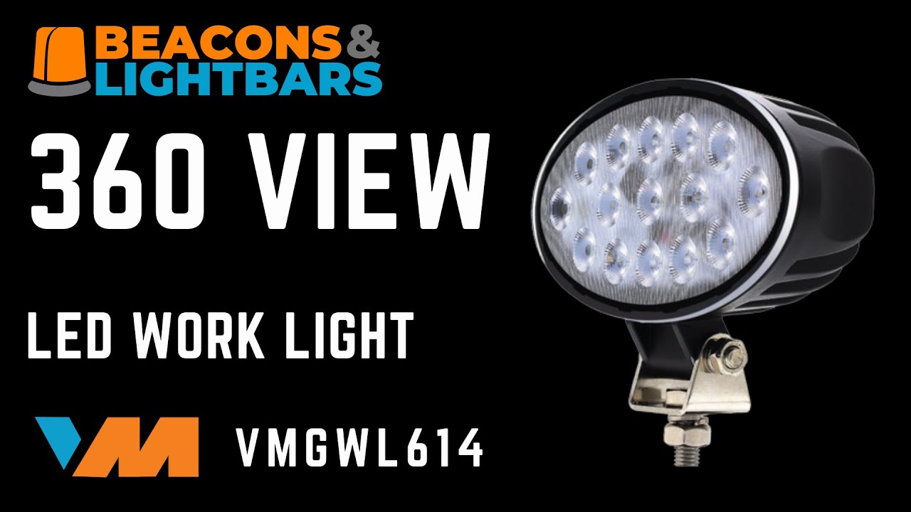 VAN MASTER VMGWL614 LED WORK LIGHT 360 VIEW - BEACONS AND LIGHTBARS ...