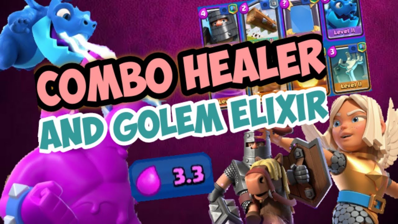 Best Of Combo Golem Elixir👿 - YouTube