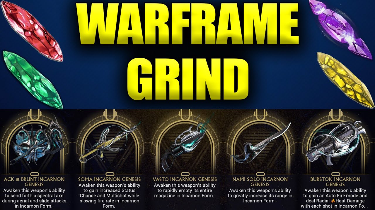 Warframe Weekly Incarnon Farming Archon Shard Grind! Big News Next Week ...