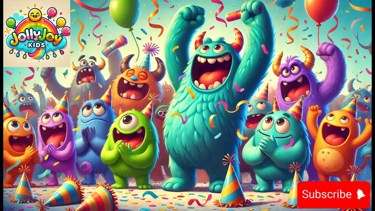 Silly Monster Faces: Fun Learning Rhyme | Jolly Joy Kids - JJK - YouTube