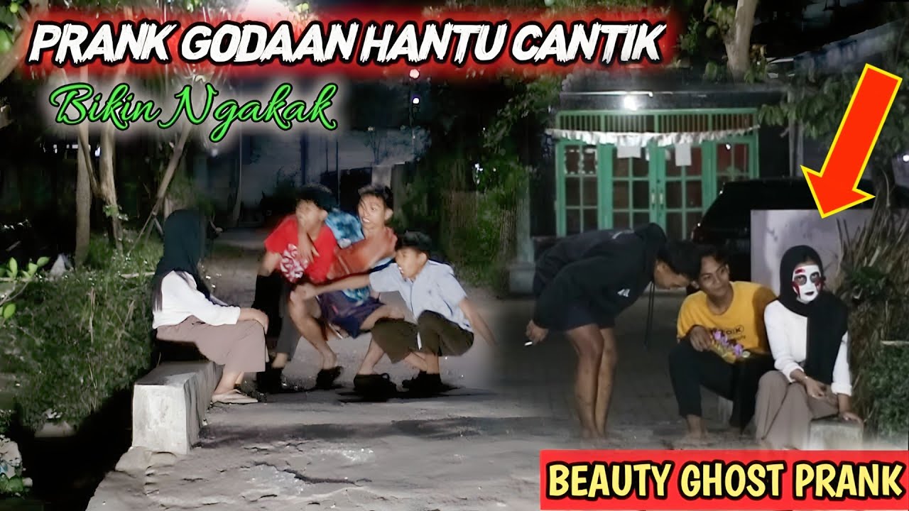 Prank Hantu Cantik || Prank Hantu Terbaru || Beauty Ghost Prank - YouTube