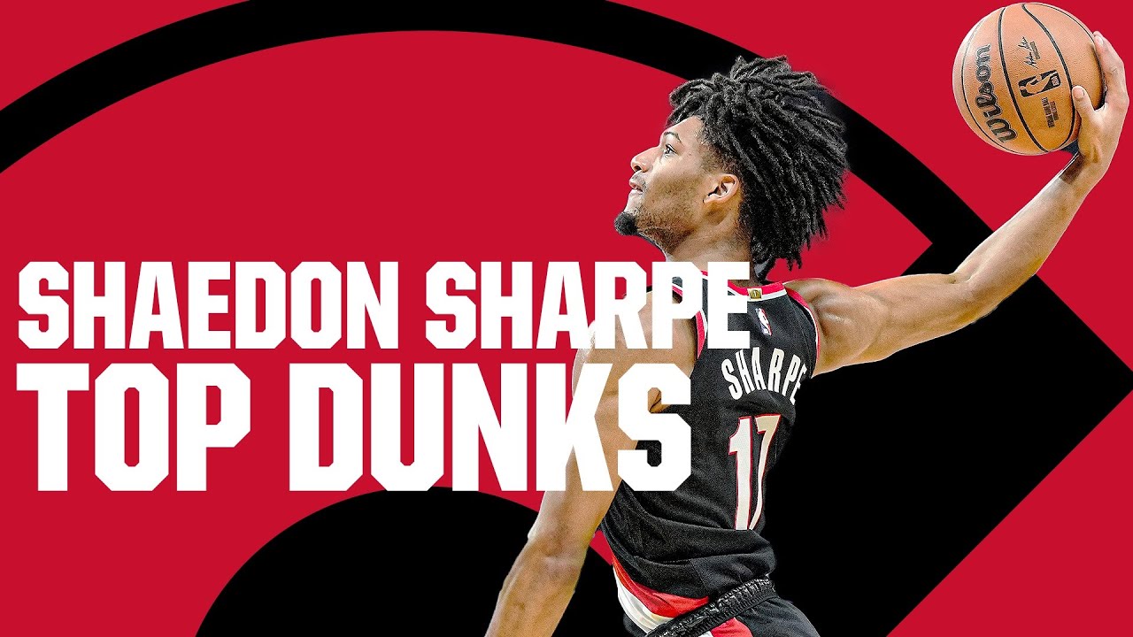 Shaedon Sharpe's Best Dunks | All-Star Break '24-'25 Season | Portland ...