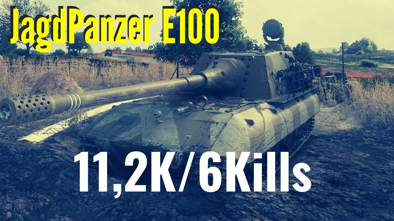 JagdPanzer E100 - 12K/6kills - World of Tanks Replay - YouTube