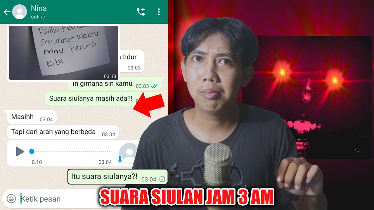 SUARA SIULAN JAM 3 AM 😱 | CHAT HISTORY HORROR INDONESIA - YouTube