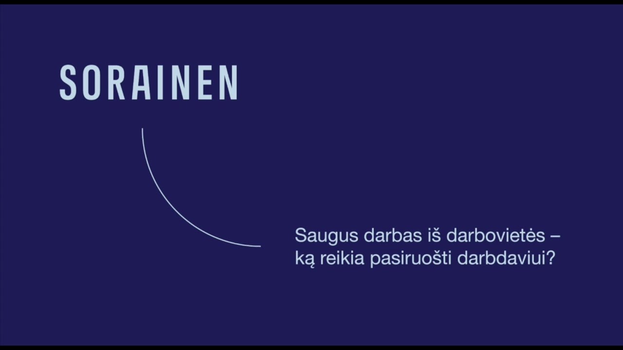 Saugus darbas iš darbovietės – ką reikia pasiruošti darbdaviui? | Agnietė Venckienė - YouTube