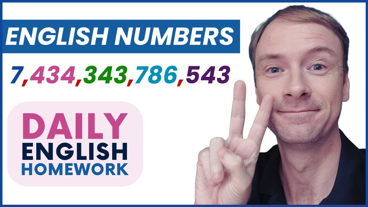 Learn English Numbers with Robin - YouTube