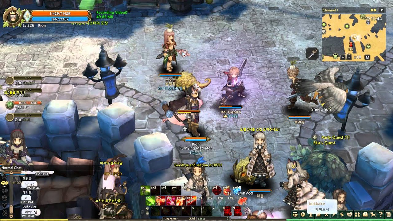 Tree of Savior KR - GM showing Shinobi Skills - YouTube