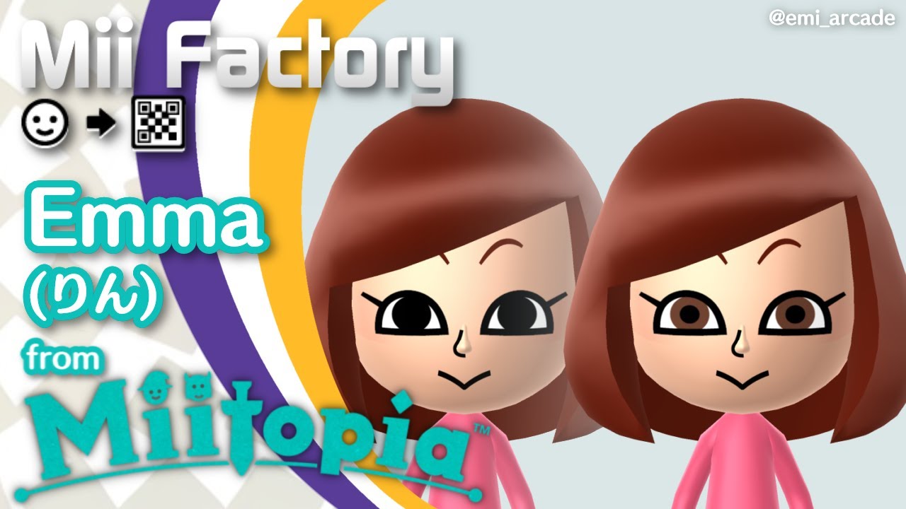 Emma [りん] from Miitopia [ミートピア] and Tomodachi Life - Mii Factory | Nintendo Switch - Emi Arcade ...