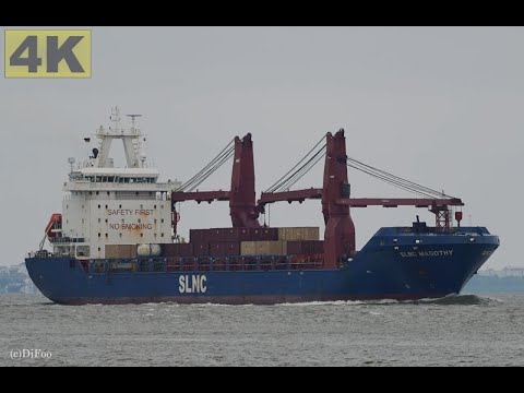 SLNC MAGOTHY - Shipspotting Elbe near Otterndorf 🇩🇪 - 4K VIDEO - YouTube