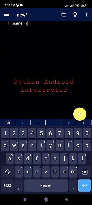 Android Python interpreter |Python Program | Coding | #python #trending #tricks #android #shorts ...