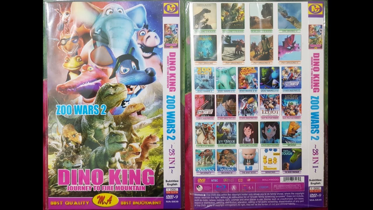 Dino King Journey To Fire Mountain Zoo Wars 2 DVD Menu 2019 - YouTube
