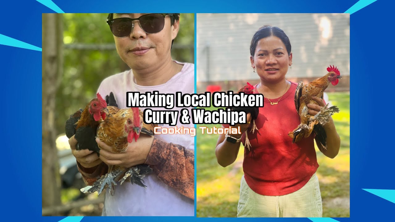 Making Local Chicken Curry & Wachipa | Enjoying with Family | Cooking ...