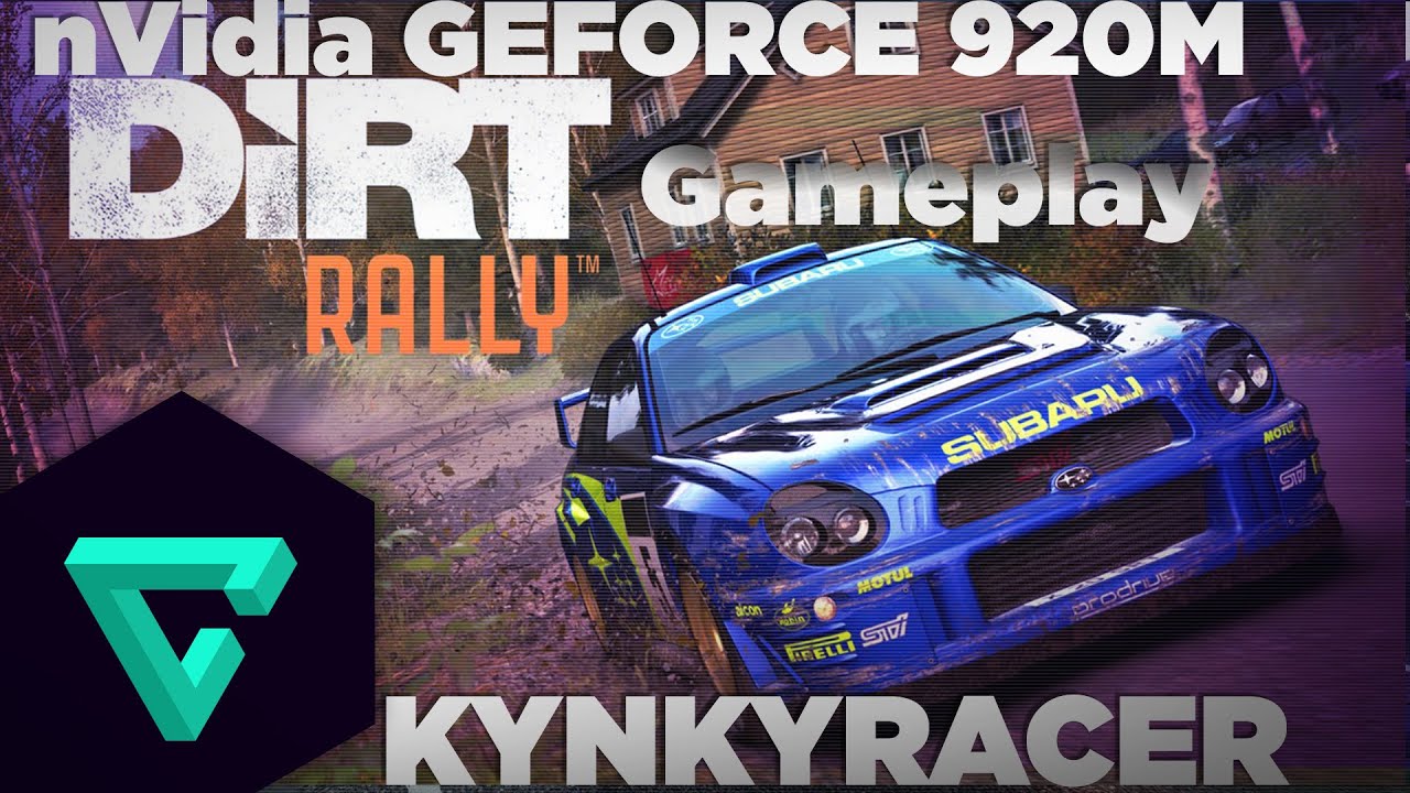 DiRT Rally nVidia GeForce 920M Gameplay [HD] - YouTube
