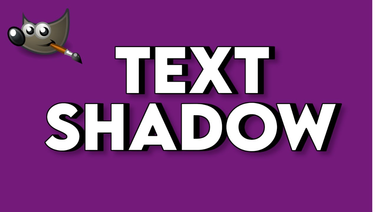 How To Add Shadow To Text In GIMP YouTube How To Add Shadow To Text In GIMP YouTube