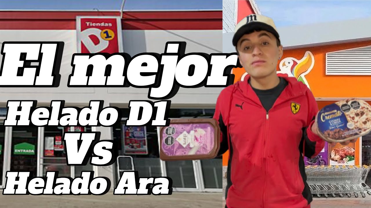 ¡Helados de TIENDAS BARATAS! ¿D1 o ARA? Prueba HONESTA 🍨 - YouTube