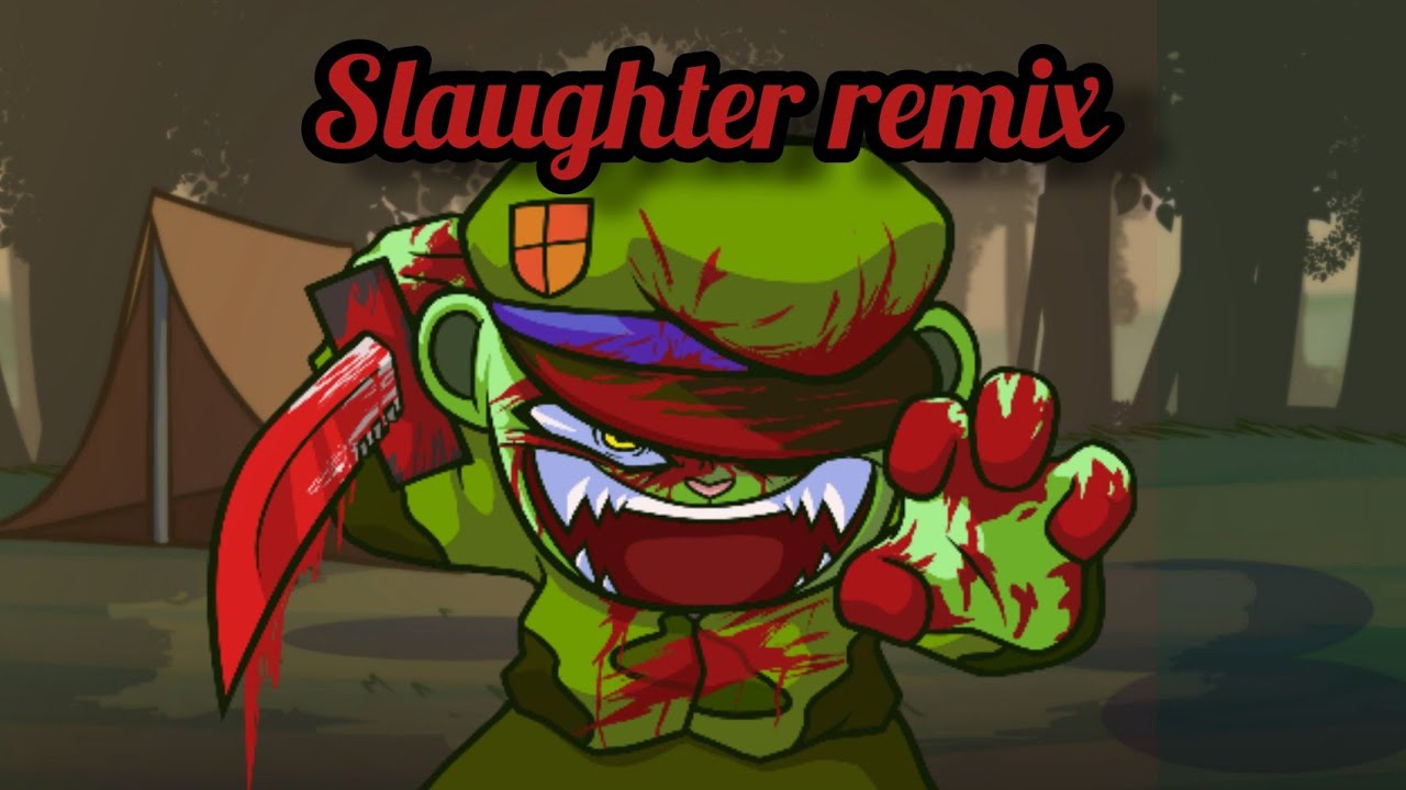 Friday night funkin' vs Flippy: Full Metal - Slaughter remix - YouTube