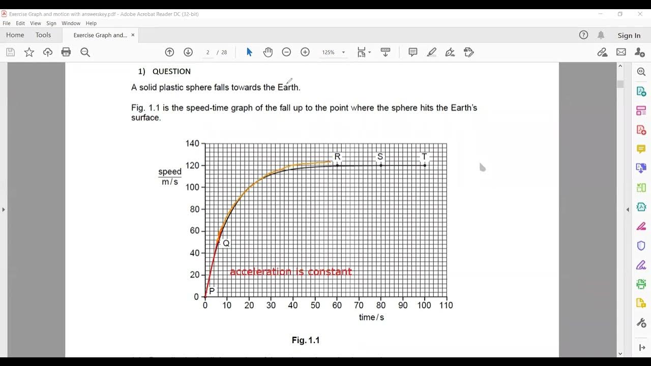 Exercise Graphs and Motion Cambridge IGCSE O level Physics - YouTube