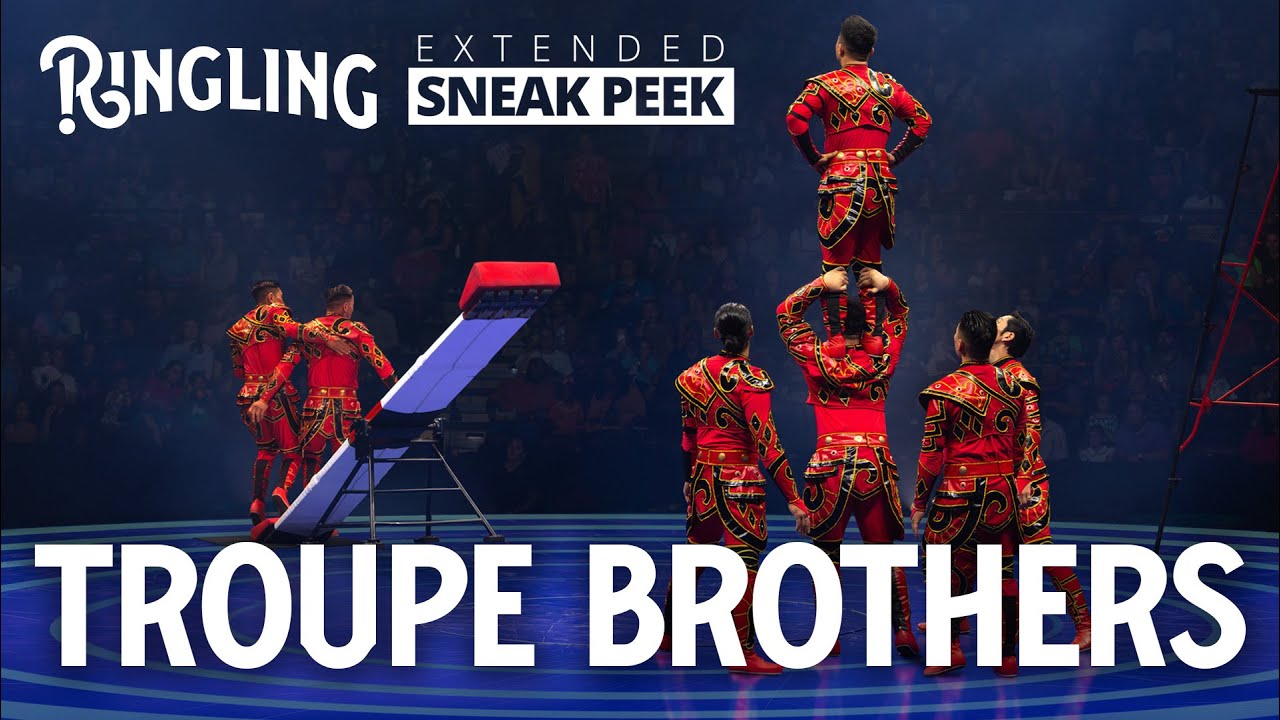 Ringling® | Troupe Brothers on Teeterboard | Extended Sneak Peek - YouTube