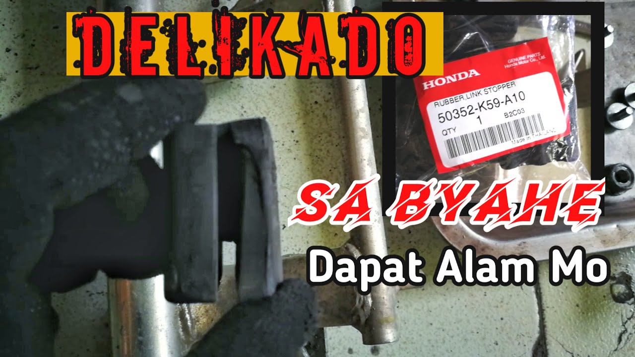 Honda Click Tip : Iwas Disgrasya! Rubber Link Stopper Replacement - YouTube