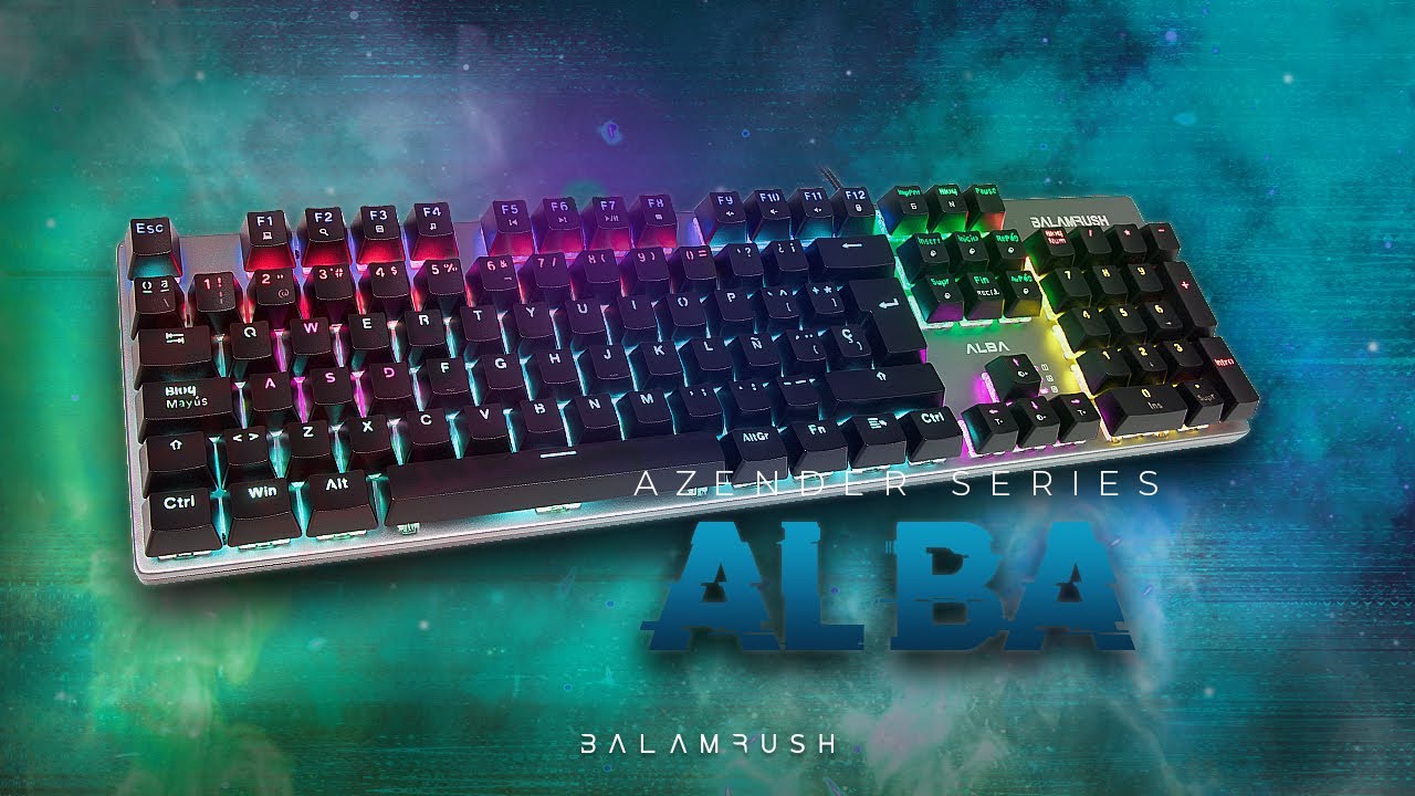 Teclado Gamer 🟣 ALBA 🟣 - Balam Rush - YouTube