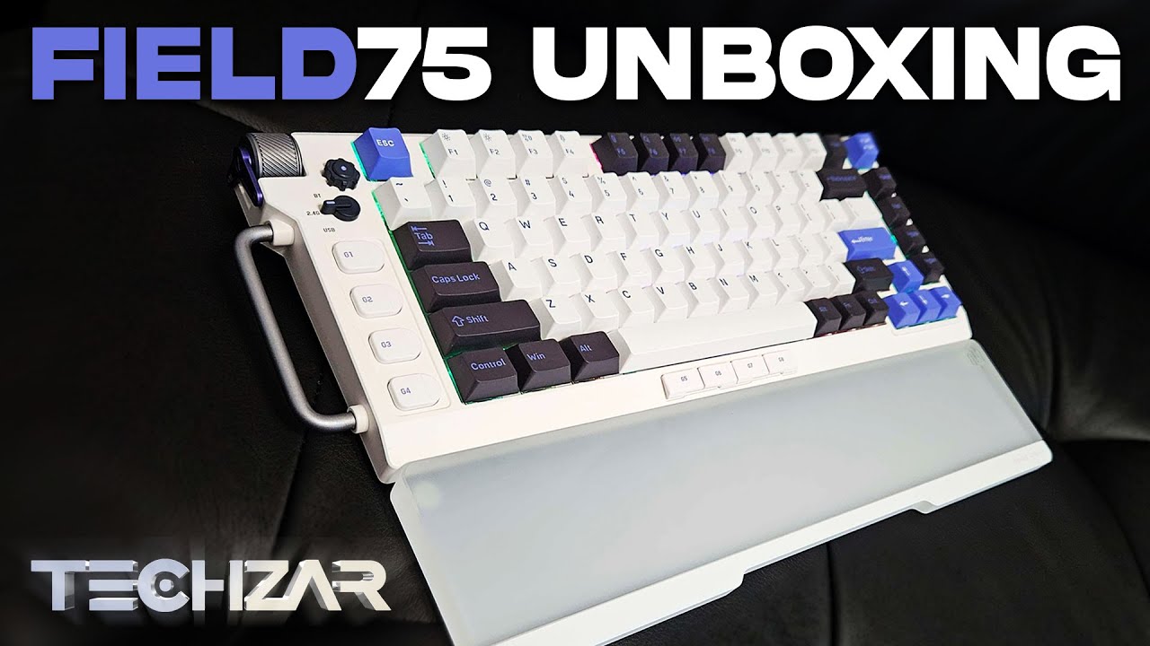 Nuphy Field75 (Unboxing ASMR) - NuPhy Polaris Switch Sound Test (RGB ...