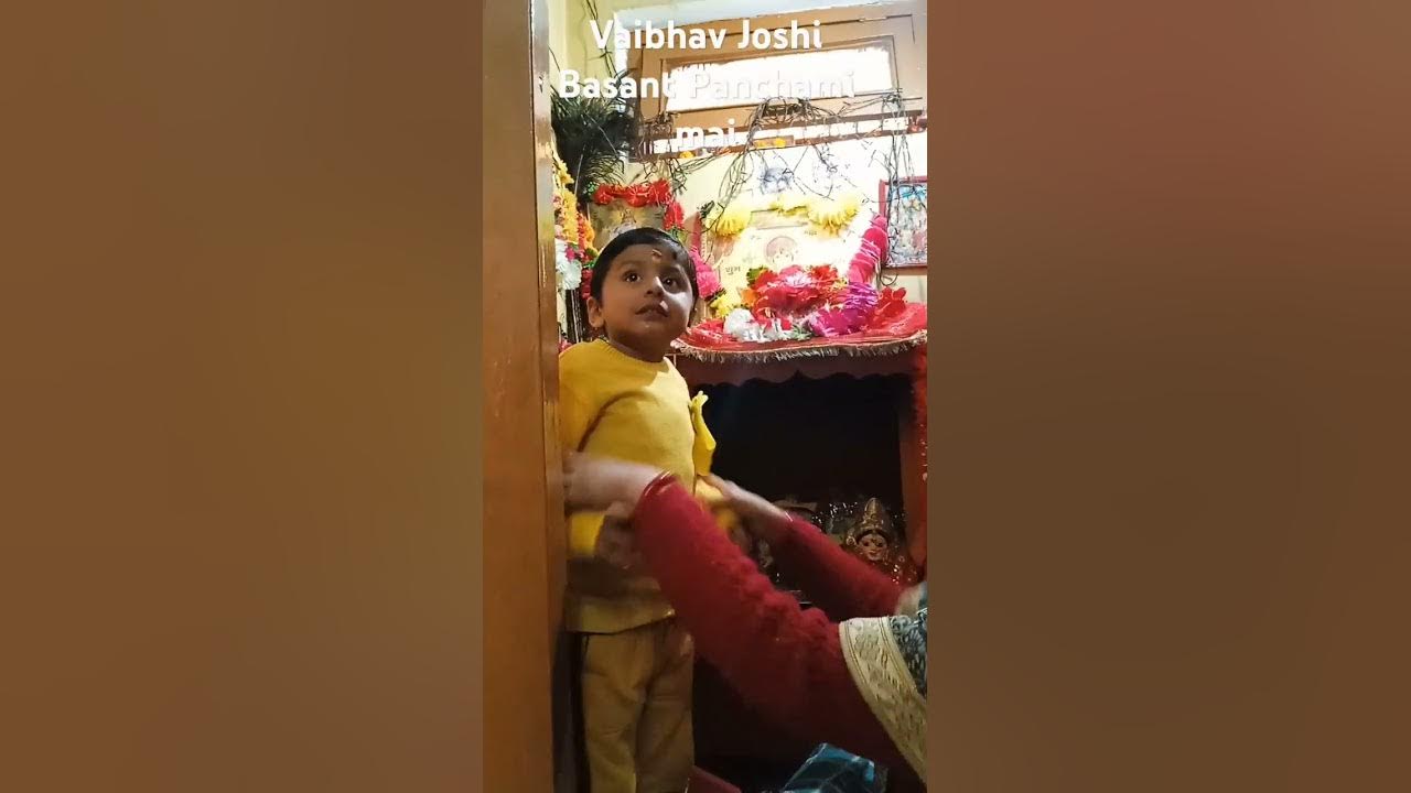 #vaibhavjoshi Vaibhav Joshi Basant Panchami ma - YouTube