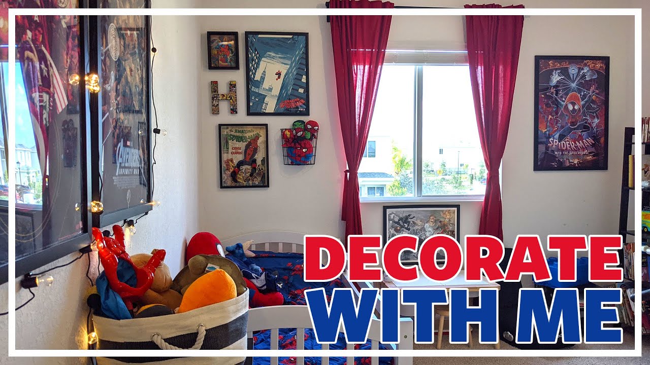 Superhero Kids Room 🕸️ Spiderman Room Clean & Decorate with Me - YouTube